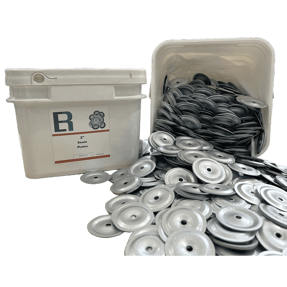 Essential Plates 2" Metal Seam Plates – Essential Roofing Supply